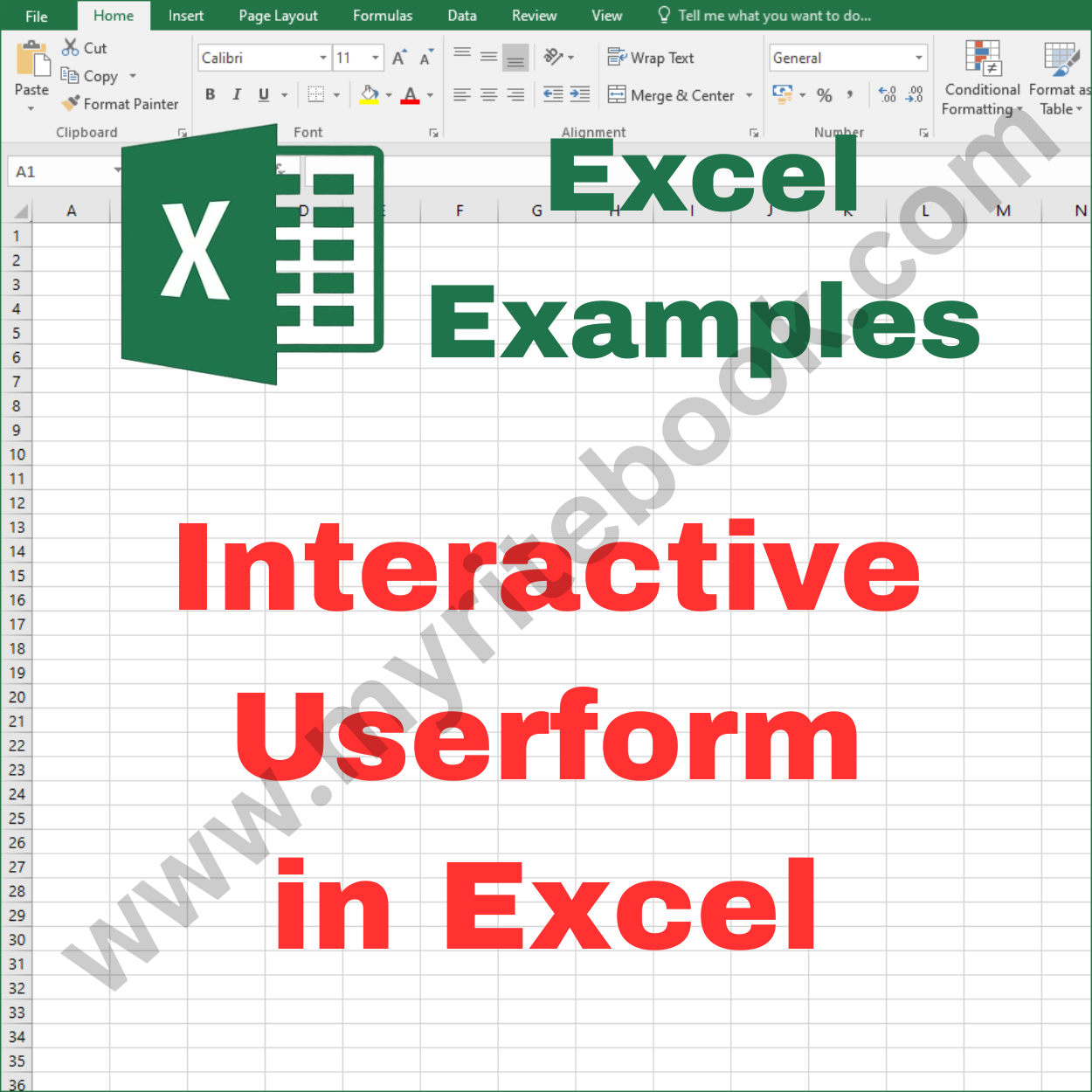Excel Example - Interactive Userform in Excel VBA – Myritebook - Learn ... Excel Example - Interactive Userform in Excel VBA – Myritebook - Learn ...