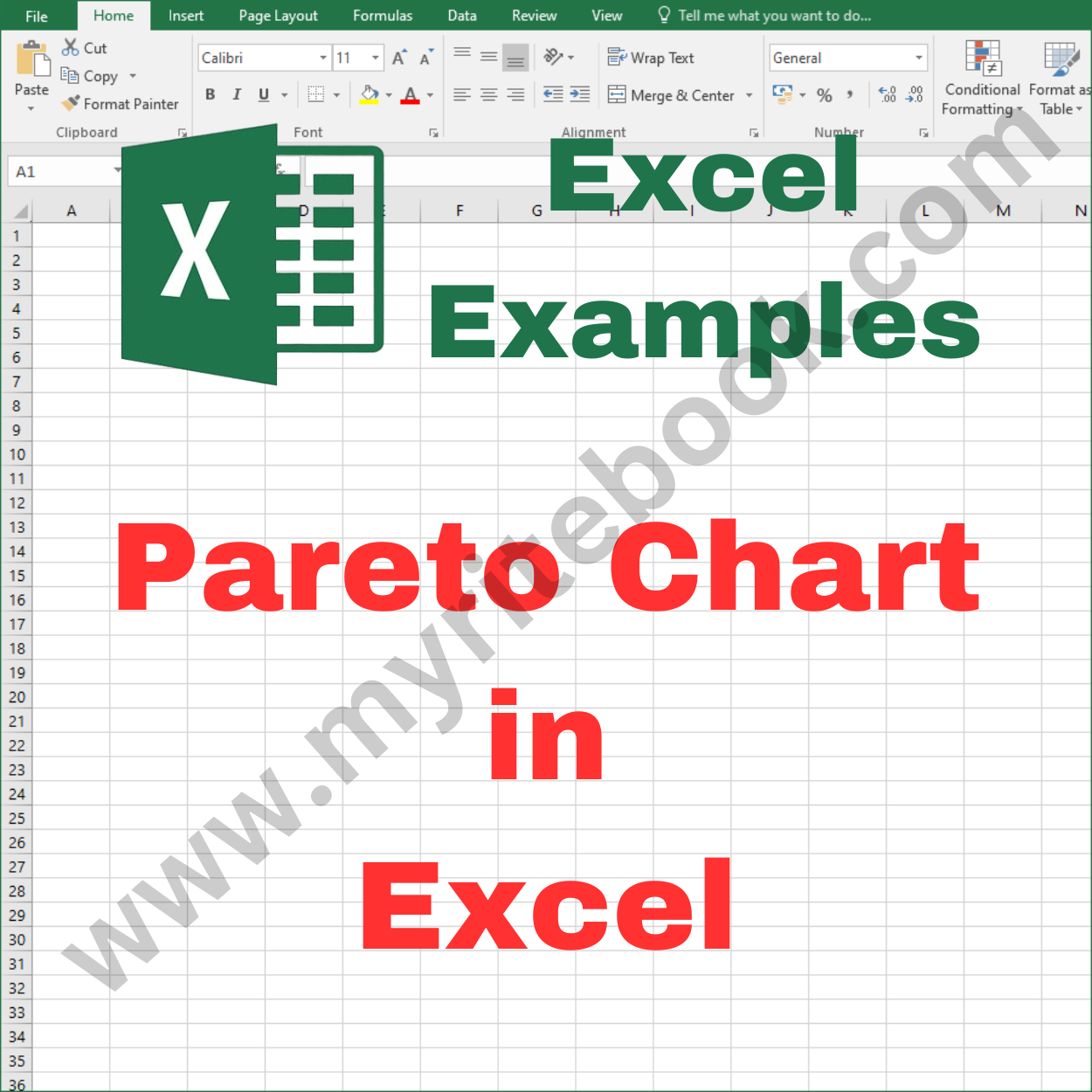Excel Example Pareto Chart In Excel Myritebook Learn Tutorials