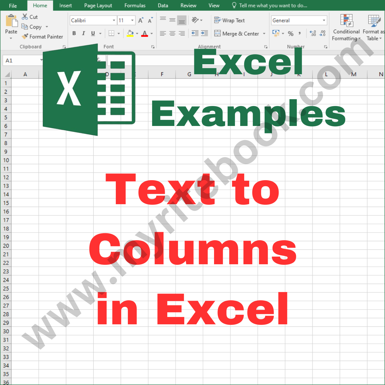 Excel Example - Text to Columns in Excel – Myritebook - Learn Tutorials Excel Example - Text to Columns in Excel – Myritebook - Learn Tutorials